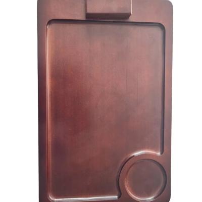 China Rectangle Wooden Couch Arm Table Tray for Home Storage and Customized Logo Acceptable for sale