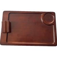 China Rectangle Wooden Couch Arm Table Tray for Home Storage and Customized Logo Acceptable for sale