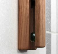 China Wooden Towel Holder Classification Non-folding Rack Walnut Wood Hooks as your request for sale