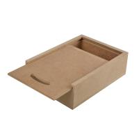China Simple Luxury Box Natural Acrylic Wood Present Wooden Open Gift Crate Storage Box With Lid for sale
