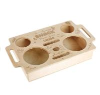 China Non-folding Rack Wooden Couch bar Snack tray Space-saving Storage for Small Spaces for sale