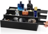 China 3 Tier Cologne Stand Perfume Organizer with Hidden Comp Customized Logo Acceptable for sale