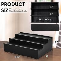 China 3 Tier Cologne Stand Perfume Organizer with Hidden Comp Customized Logo Acceptable for sale