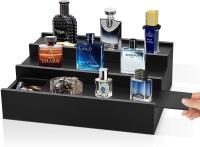 China 3 Tier Cologne Stand Perfume Organizer with Hidden Comp Customized Logo Acceptable for sale