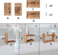 China Keep Your Spices Handy and Organized with this Wooden Spice Rack No. of Tiers Single for sale