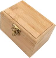 China Wooden Bamboo Jewelry Storage Drawer Organizer with Sliding Lid Earring Storage Case for sale