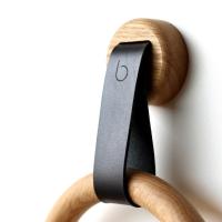 China Eco Friendly Wood Towel Holder Ring for Bathroom Decor Single Tier Storage Holders Racks for sale