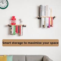 China Double Storage Mini Wooden Box Wall Mount Bookshelf for Unique Spaces and Innovation for sale