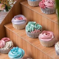 China Functional Wooden Cupcake Stand for Displaying Cakes and Plants Sample Charge Free for sale