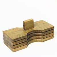 China Custom Spice Jar with Shape High Capacity Wood Spice Holder Seasoning Packing Box for sale