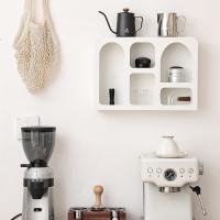 China Boho Nordic Modern Style Wall Decor Customized Logo Floating Wall Shelf with Storage for sale