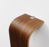 China Effortlessly Organize Your Bathroom with Wall Mounted Wood Spa Shower Towel Stand for sale