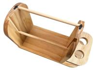 China Wood Yarn Holder Double Revolving for Crochet Knitting Handmade Yarn Ball Dispenser for sale