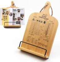 China Single Tier Cook Book Stand with Measurement Conversion Chart Essential Household Item for sale