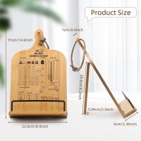 China Single Tier Cook Book Stand with Measurement Conversion Chart Essential Household Item for sale