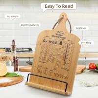 China Single Tier Cook Book Stand with Measurement Conversion Chart Essential Household Item for sale