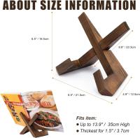 China Effortless Recipe Organization with our Solid Wood Recipe Book Holder Burned Printing for sale