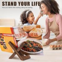 China Effortless Recipe Organization with our Solid Wood Recipe Book Holder Burned Printing for sale