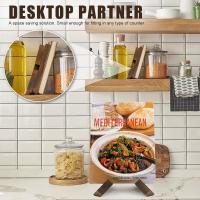 China Effortless Recipe Organization with our Solid Wood Recipe Book Holder Burned Printing for sale