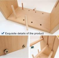 China 202406 Wooden Yarn Spool Holder Thread Spool Storage Rack Spinning Ball Winder Compact for sale