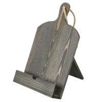 China Functional Design Pine Rustic Style Wooden Cookbook Stand for No Sample Required for sale