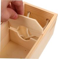 China Design Clasp Single Wooden Wine Gift Box Made of Solid Wood for Other Gift Craft for sale