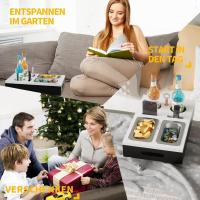 China Customized Logo Acceptable Popular Couch Bar Snack Box Sofa Organizer for Side Tables for sale