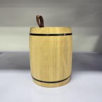 China Customized Logo Acceptable 12.5x16cm Paulownia Wooden Barrel for Your Customers for sale