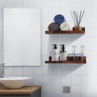China Space-Saving Kitchen Set Of 5 Small Picture Ledge Home Wood Floating Shelves For Wall for sale