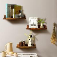 China Space-Saving Kitchen Set Of 5 Small Picture Ledge Home Wood Floating Shelves For Wall for sale