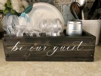China Make Hosting a Breeze Solo Cup Wood Holder for Kitchen Counter and Party Hosting for sale