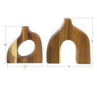 China Modern Design Style Pine Wood Tiered Flower Stand for Indoor Garden Plant for sale