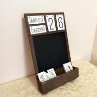 China All-Season Wooden Frame Daily Reminder Chalk Board for Kitchen Decor and Organization for sale