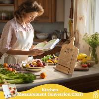 China OEM ODM Accepted Wooden Cookbook Holder Adjustable Cook Book Stand for Kitchen Counter for sale