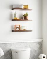 China Natural Wood Floating Shelves for Wall Display Living Room Furniture OEM Storage for sale