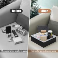 China Silicone Wooden Couch Caddy Organizer for Waterproof Sofa Car Accepting Custom Order for sale