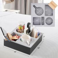 China Silicone Wooden Couch Caddy Organizer for Waterproof Sofa Car Accepting Custom Order for sale