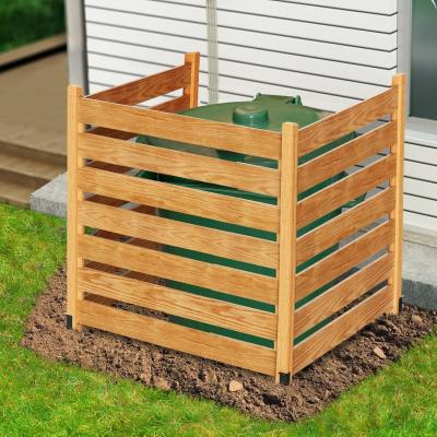 China Metal Stakes 3-Panel Privacy Screens Fence Panels for Air Conditioner Customized Logo for sale