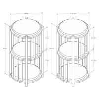 China Function Save Space Solid Wood Kitty Nest 2 Tier Cat Furniture Tree Cat House Cave Bed for sale