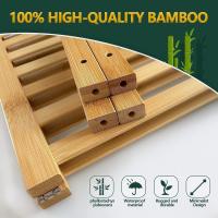 China Three-layer Multifunctional Bamboo Shoe Rack The Ultimate Closet Storage Solution for sale