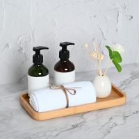 China Hot Modern Organic Stackable Bamboo Serving Tray Set for Tea Bowl Free Sample Charge for sale