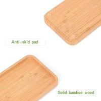 China Hot Modern Organic Stackable Bamboo Serving Tray Set for Tea Bowl Free Sample Charge for sale