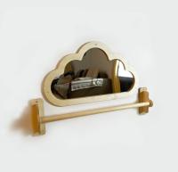 China Montessori Mirror Pull up Wooden Bar and Baby Floor Mirror for Space Optimization for sale