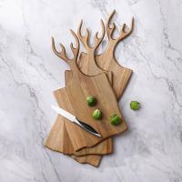 China Multi-purpose Olive Acacia Chopping Boards Set of 3 with Handle Customized Size for sale