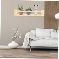 China Wooden Decorative Hanging Shelf Set of 2 for Book Flower Pot and Nursery Organizer Gift for sale