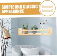 China Wooden Decorative Hanging Shelf Set of 2 for Book Flower Pot and Nursery Organizer Gift for sale