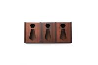 China Material Structure wood Tie Organiser Storage Box Perfect Gift Christmas Gift for Mens for sale