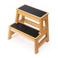 China Practical and Stylish Anti-Slip Wooden Step Stool for Adults for sale