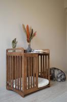 China Indoor Cabin Must-Have Save Space with Luxury Demolition Wooden Dog Crate Furniture for sale