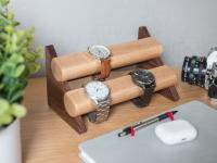 China Walnut Wood Adjustable Jewelry Stand for Wristwatch Storage in Christmas Holiday Gift for sale